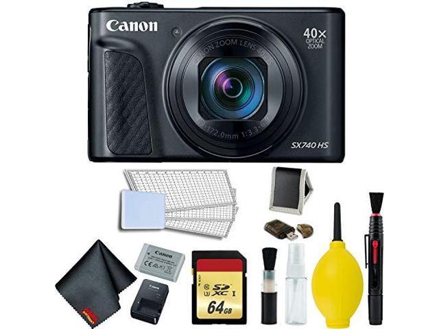 Click here for Canon PowerShot SX740 HS Digital Camera (Black) Me... prices