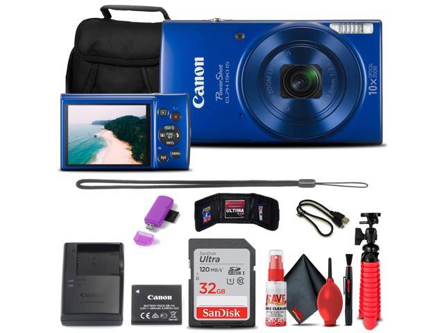 Click here for Canon PowerShot ELPH 190 IS Digital Camera (Blue)... prices