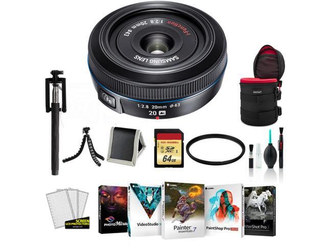 Click here for SAMSUNG 20MM F.8 PANCAKE LENS F/ NX Black - Kit wi... prices