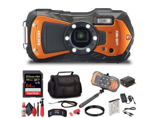 Click here for Ricoh WG-80 Waterproof Digital Camera (Orange) wit... prices