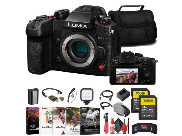 Click here for Panasonic Lumix GH6 Mirrorless Camera + 2 x Sony 6... prices