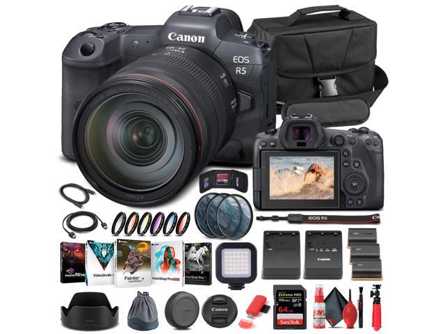 Click here for Canon EOS R5 Mirrorless Camera W/ 24-105mm f/4L Le... prices
