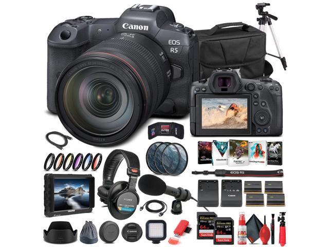 Click here for Canon EOS R5 Mirrorless Camera W/ 24-105mm f/4L Le... prices