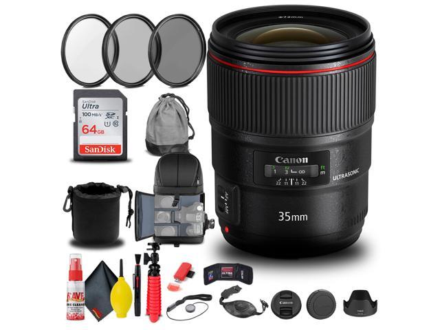 Click here for Canon EF 35mm f/1.4L II USM Lens + Filter + BackPa... prices