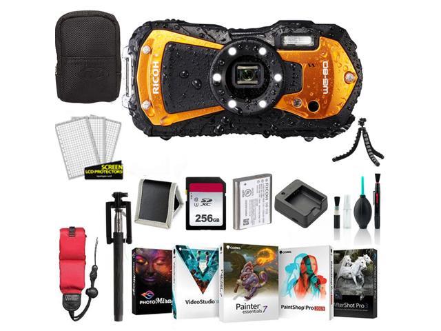 Click here for Ricoh WG-80 Waterproof Digital Camera (Orange) wit... prices