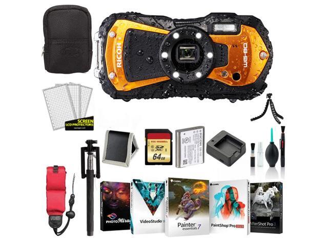 Click here for Ricoh WG-80 Waterproof Digital Camera (Orange) wit... prices