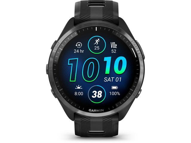 Click here for Garmin Garming Titanium Bezel Running Watch With S... prices