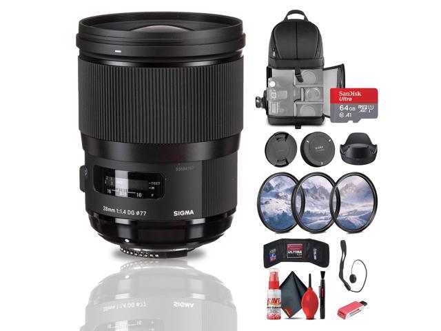Click here for Sigma 28mm f/1.4 DG HSM Art Lens for Nikon F Bundl... prices