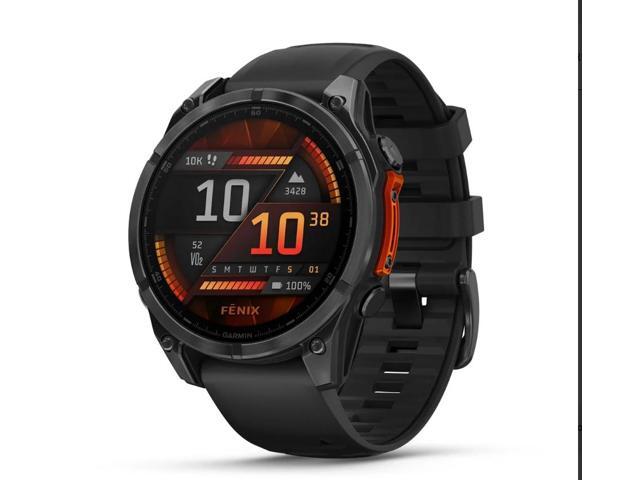Click here for Garmin fnix 8  47 mm  AMOLED  Slate Gray with Blac... prices