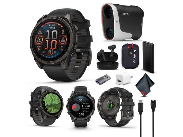 Click here for fenix 8 47 mm  AMOLED  Sapphire  Carbon Gray DLC T... prices