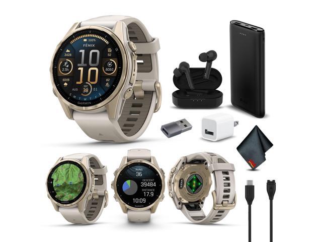 Click here for fenix 8 43mm AMOLED Sapphire Soft Gold W/ Fog Gray... prices