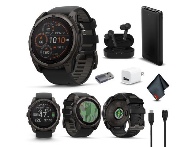 Click here for fenix 8 51mm Solar Sapphire Carbon Gray DLC Titani... prices