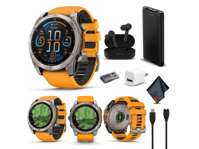 Click here for fenix 8 51mm AMOLED Sapphire Titanium with Spark O... prices