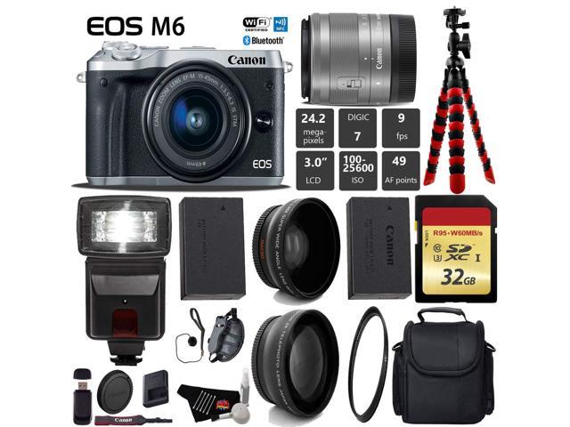Click here for Canon EOS M6 Mirrorless Digital Camera (Silver) wi... prices
