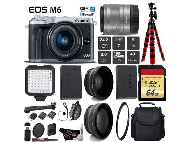 Click here for Canon EOS M6 Mirrorless Digital Camera (Silver) wi... prices