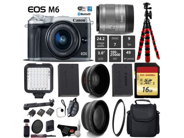 Click here for Canon EOS M6 Mirrorless Digital Camera (Silver) wi... prices