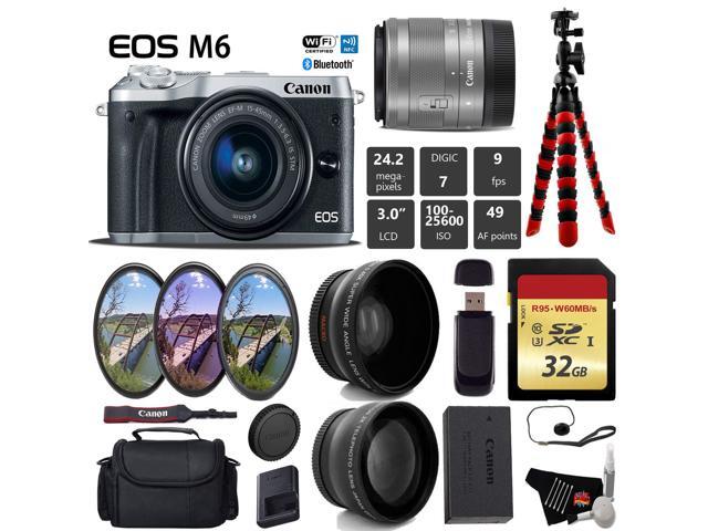 Click here for Canon EOS M6 Mirrorless Digital Camera (Silver) wi... prices