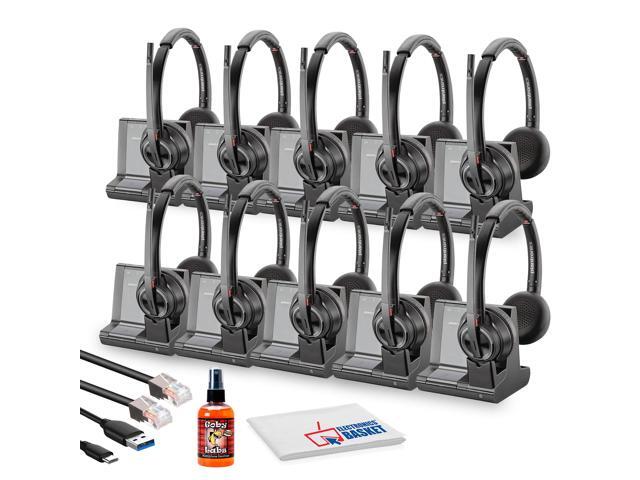 Click here for 10x Poly Savi 8220 Office Wireless DECT Headset Sy... prices