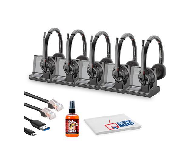 Click here for 5x Poly Savi 8220 Office Wireless DECT Headset Sys... prices
