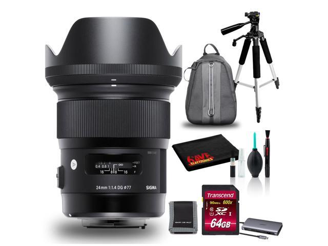Click here for Sigma 24mm f/1.4 DG HSM Lens for Canon EF with 64G... prices