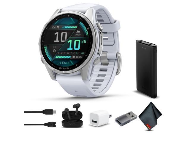 Click here for fenix 8 43 mm  AMOLED  Silver with Whitestone Sili... prices
