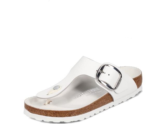 Click here for Birkenstock Womens Gizeh Big Buckle Sandals  White... prices