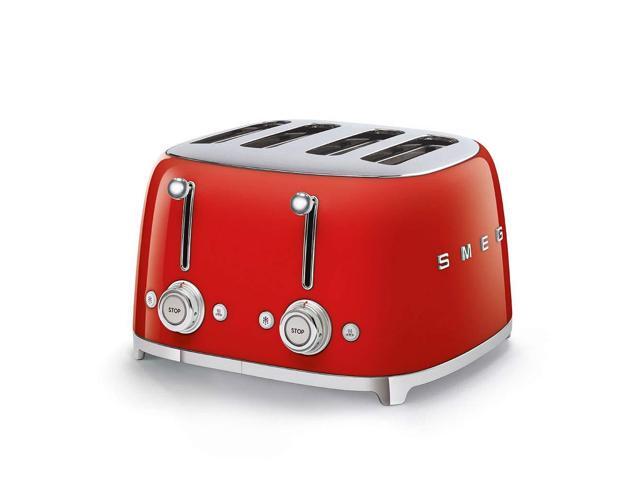Smeg 4x4 Slice Toaster - Red
