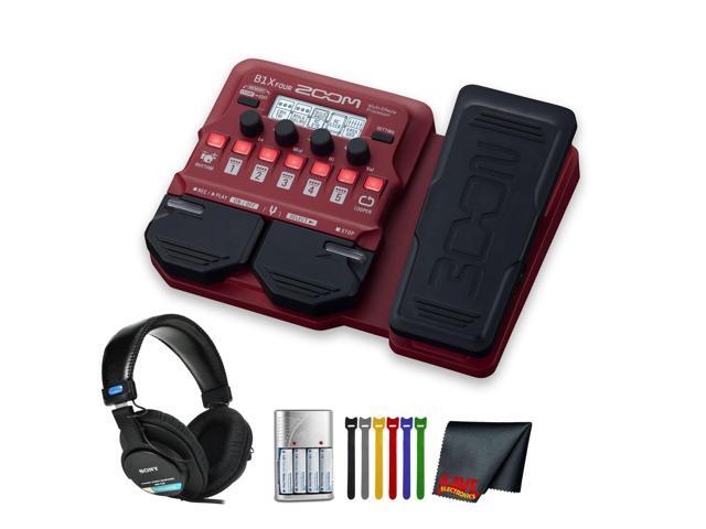 Click here for Zoom B1X Four Bass Multi-Effects Pedal + MDR-7506... prices