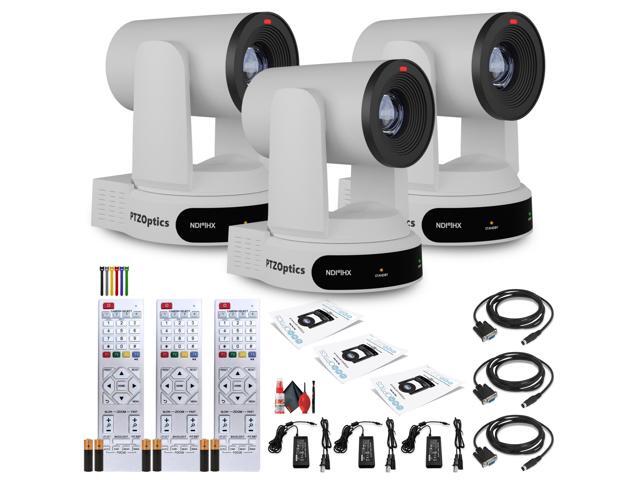 Click here for 3 x PTZOptics Move 4K PTZ Camera with 30x Zoom (Wh... prices