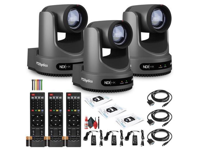 Click here for 3 x PTZOptics Move 4K PTZ Camera with 20x Zoom (Gr... prices