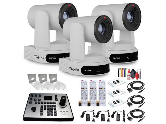 Click here for 3 x PTZOptics Move 4K PTZ Camera with 30x Zoom (Wh... prices