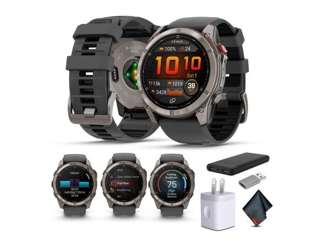 Click here for Garmin Fenix 8 Pro 51 mm  AMOLED  Sapphire  Titani... prices