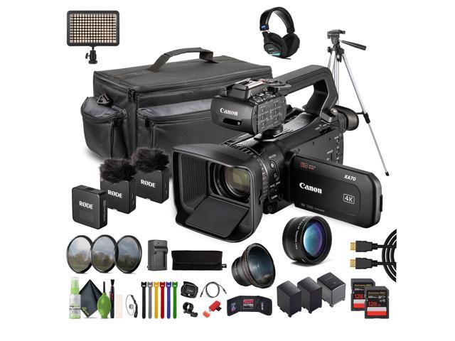 Click here for Canon XA70 PAL 4K UHD / 25p Camcorder + 2x 128GB M... prices
