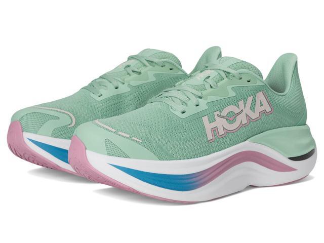 Click here for Hoka Womens Skyward X Sneaker  Jadeite/Dried Rose... prices
