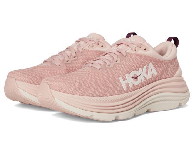 Click here for Hoka Womens Gaviota 5 Sneaker  Rose Latte/Rose Cre... prices