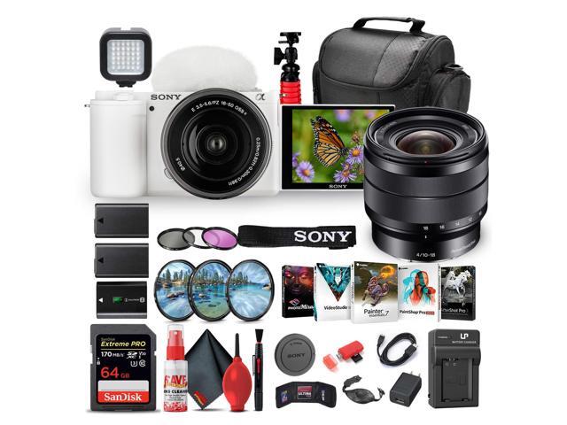 Click here for Sony ZV-E10 Camera W/ 16-50mm II Lens (White) + So... prices