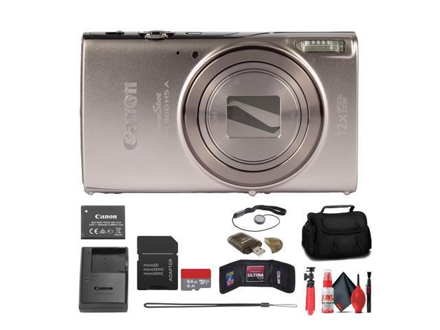 Click here for Canon PowerShot ELPH 360 HS A Camera + 64GB Card +... prices