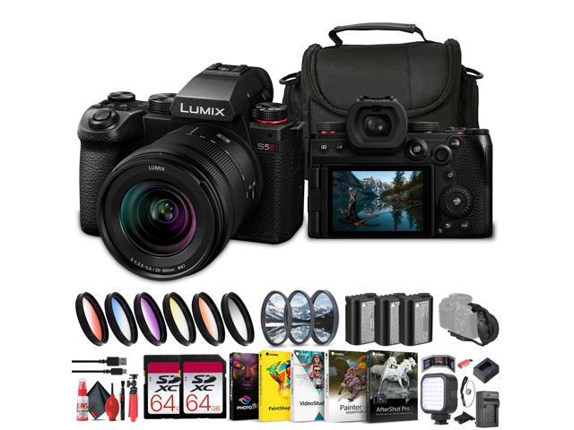 Panasonic Lumix S5 II Mirrorless Camera with 20-60mm Lens + 2 x 64GB Memory Card + More