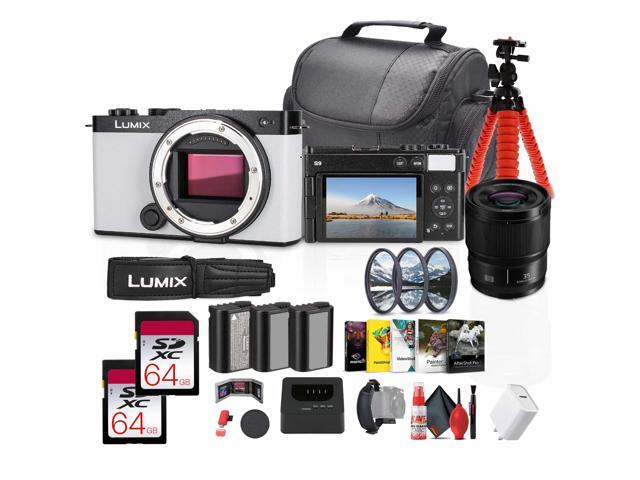 Click here for Panasonic Lumix S9 Mirrorless Camera (White) Bundl... prices