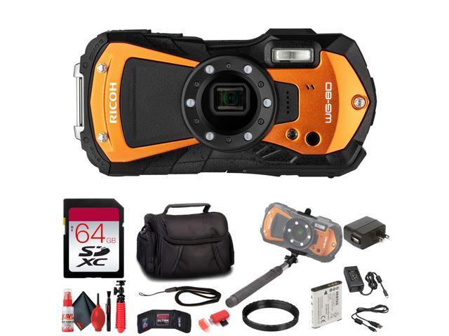 Click here for Ricoh WG-80 Waterproof Digital Camera (Orange) wit... prices