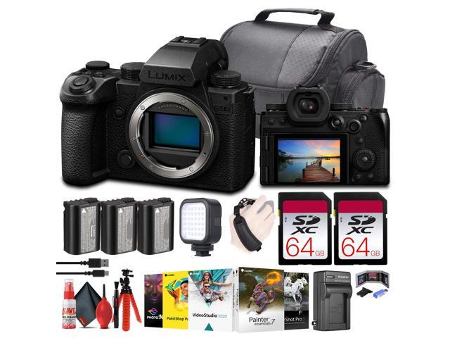 Click here for Panasonic Lumix S5 IIX Mirrorless Camera + 2 x 64G... prices