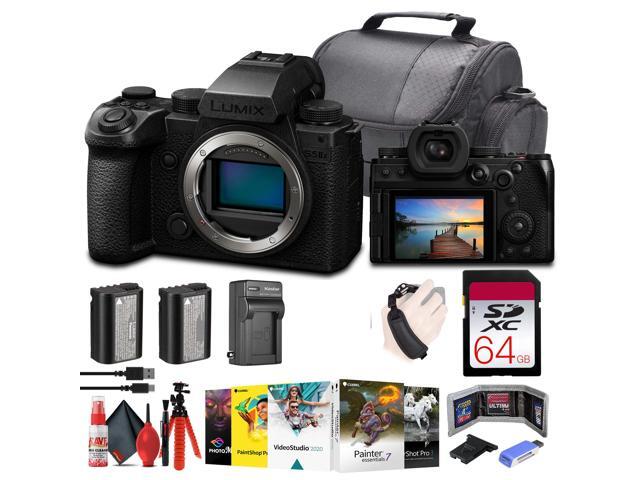 Click here for Panasonic Lumix S5 IIX Mirrorless Camera + 64GB Me... prices