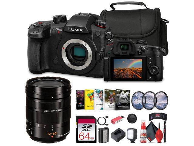 Panasonic Lumix GH5 II Mirrorless Camera (DC-GH5M2BODY) Bundle With Extra 12-60mm Lens