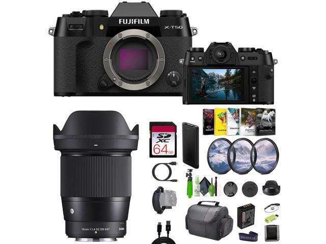 Click here for Fujifilm X-T50 Mirrorless Digital Camera + Sigma 1... prices