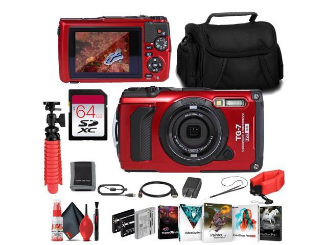 Click here for OM SYSTEM Tough TG-7 Red Waterproof Camera  With 2... prices