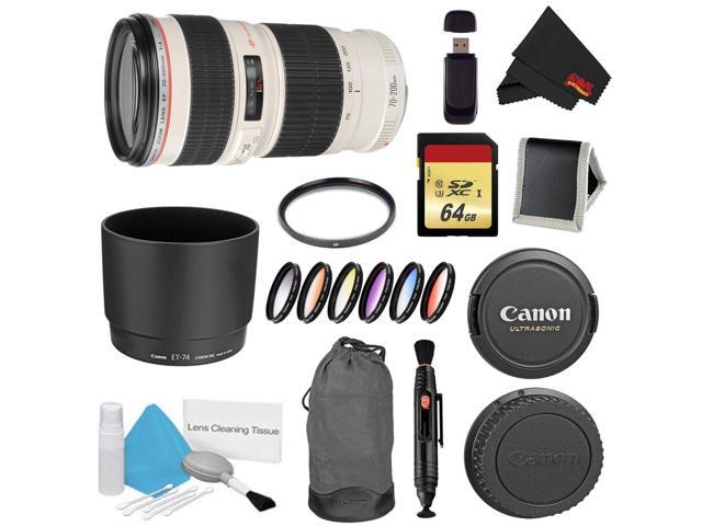 Click here for Canon EF 70-200mm f/4L USM Lens Bundle w/ 64GB Mem... prices