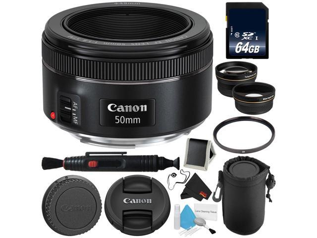 Click here for Canon EF 50mm f/1.8 STM Lens(Intl Model)+ 64GB SDX... prices