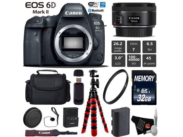 Click here for Canon EOS 6D Mark II DSLR Camera with 50mm f/1.8 S... prices