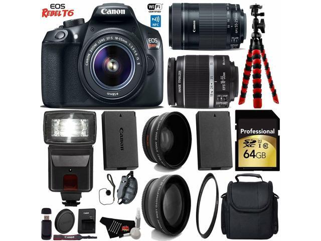 Click here for Canon EOS Rebel T6 DSLR Camera with 18-55mm IS Len... prices
