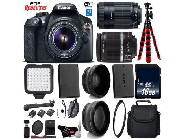 Click here for Canon EOS Rebel T6 DSLR Camera with 18-55mm IS Len... prices